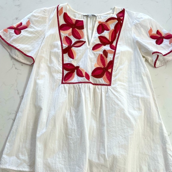 Madewell | Tops | Madewell Embroidered Blouse | Poshmark